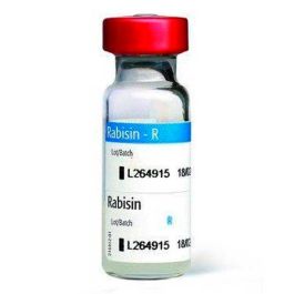 Buy Rabisin vaccine against rabies for all animal species (1 dose) 1ml ...