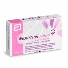 Femoston mini tablets 2.5 + 0.5mg, No. 28 | Buy Online
