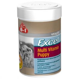 Buy 8in1 Excel Multi Vitamin Puppy Excel Multivitamins for puppies 100 ...