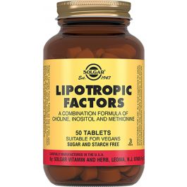 Buy Solgar, Lipotropic Factors Lipotropic Factor, 50 Tablets | Online ...