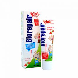 Buy Biorepair Junior Strawberry Kids Toothpaste with Strawberry Flavor ...