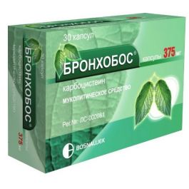 Buy Bronchobos capsules, 375mg, # 30 | Online Pharmacy