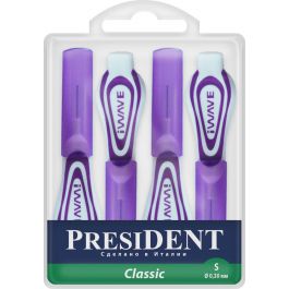Buy Interdental brushes PresiDENT Classic. Size S, diameter 0.3 mm, 4 ...