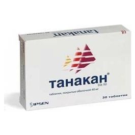 Buy Tanakan Tablets p / o, 40 mg, # 30 | Online Pharmacy