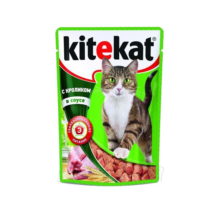 Buy Kitiket (Kitekat) rabbit in sauce, spider 85 g online