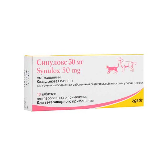Buy Sinulox for the treatment of infectious diseases of dogs and cats ...